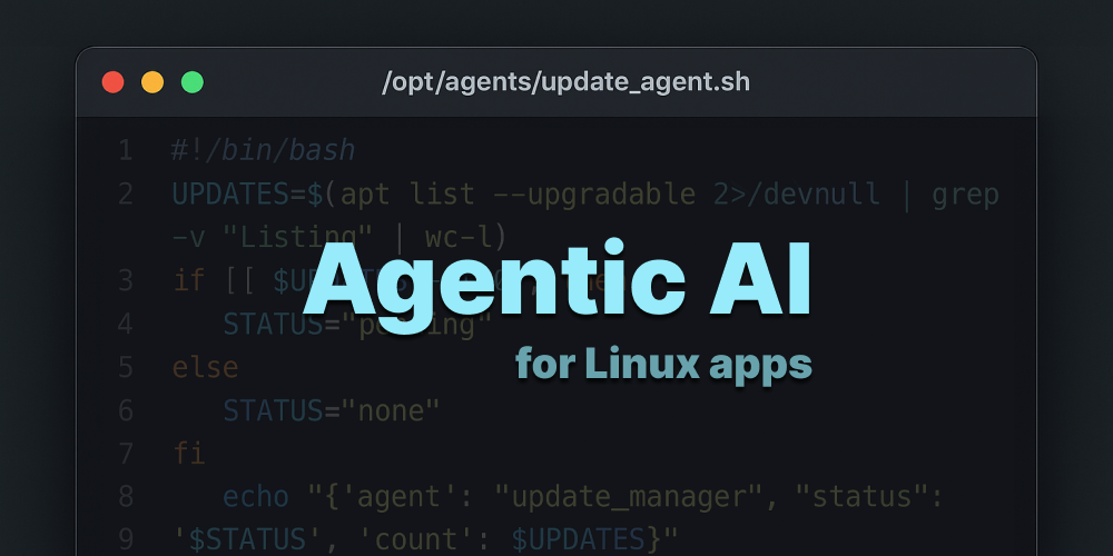 AI Integration for Linux apps with an agent approach