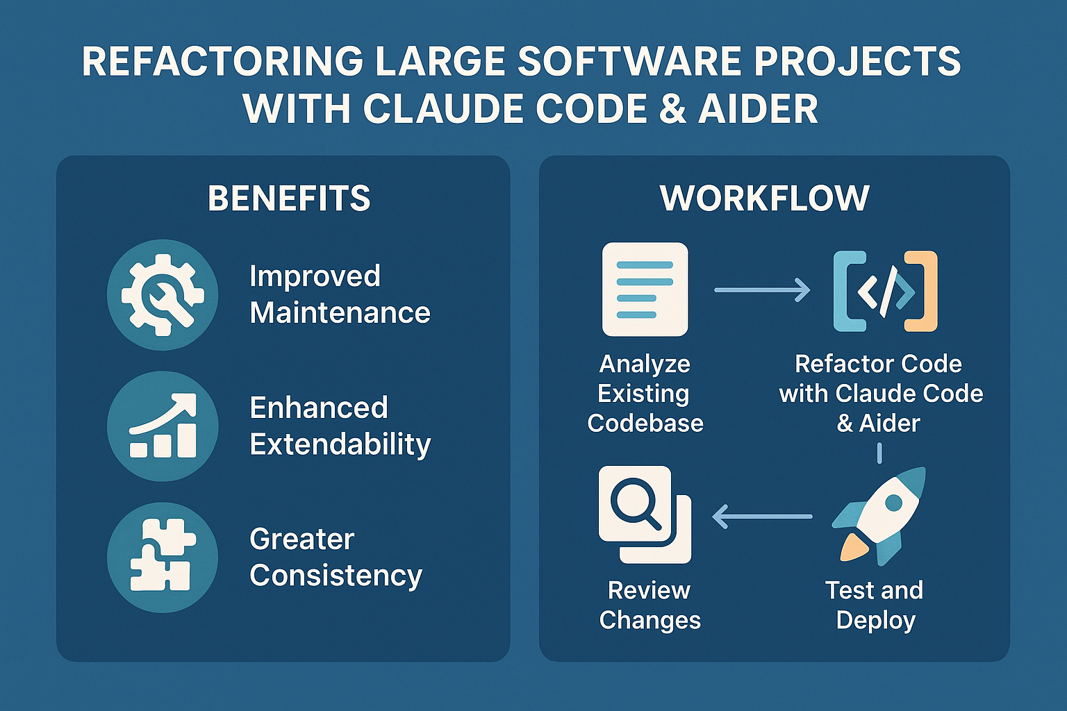 Using Claude Code And Aider To Refactor Large Projects Enhancing Maintainability And Scalability