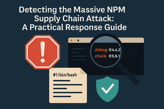 Detecting the Massive NPM Supply Chain Attack