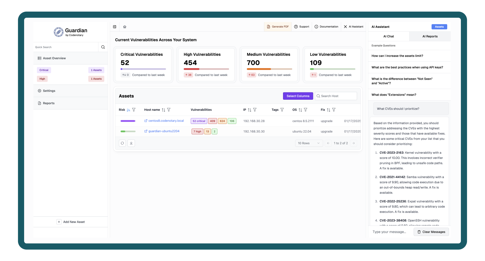 AI secured environments