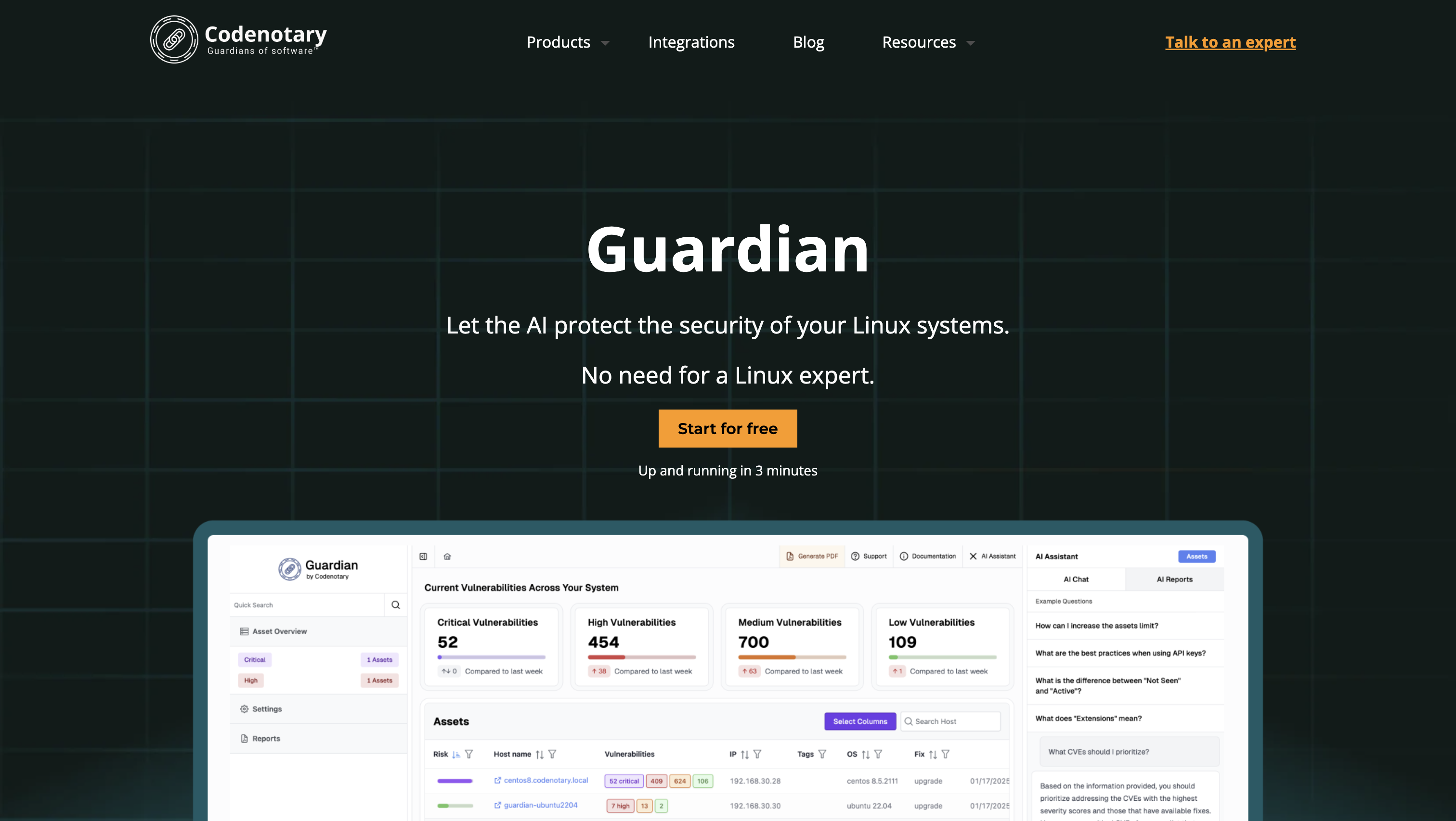 AI secured environments